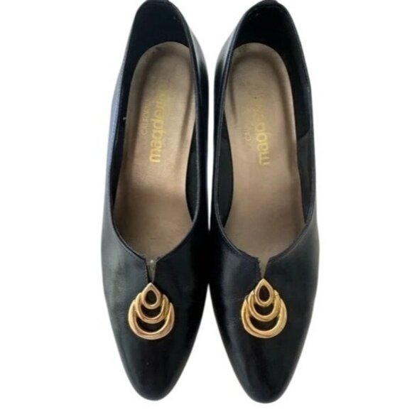 Maddern California | Shoes | Vintage Maddern California Black Leather ...